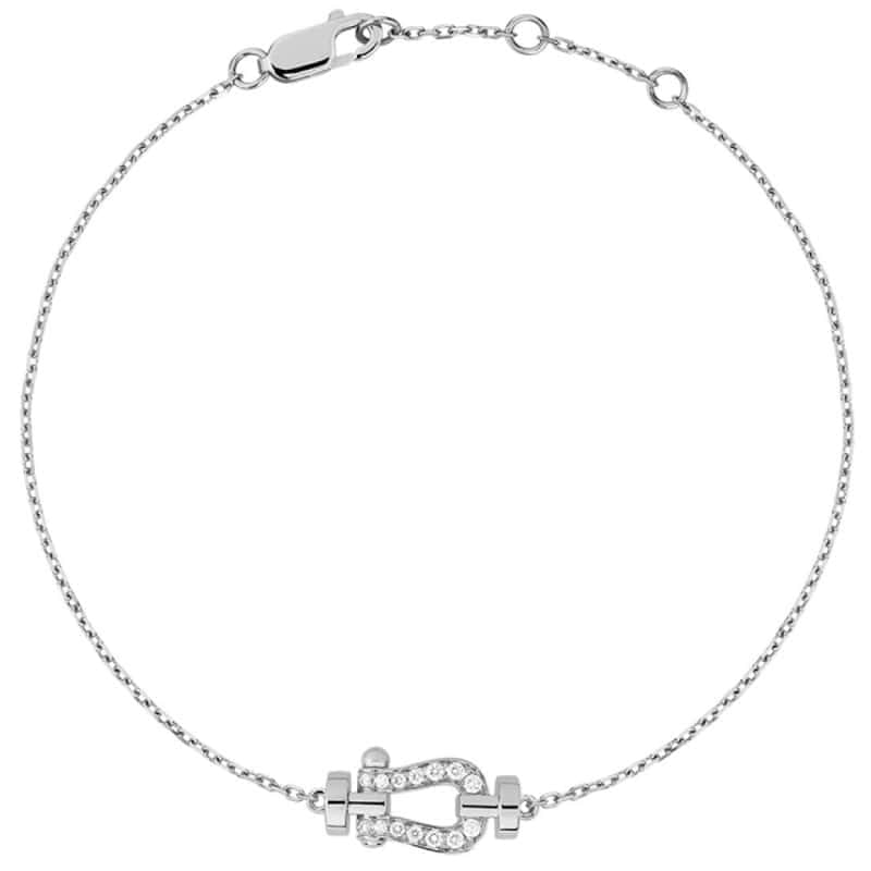 Bracelet Fred BRACELET FORCE 10 Petit modèle or blanc 750/1000e et ...