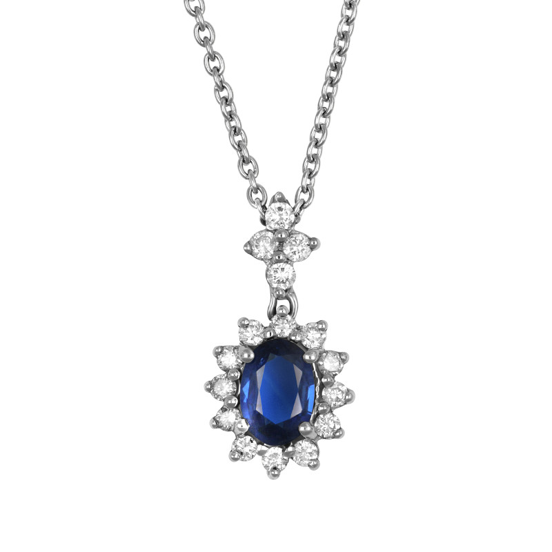 Pendentif Verhoeven Saphir et Diamants | Verhoeven