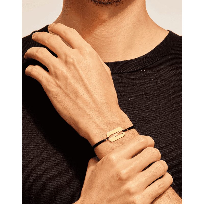 Bracelet Akillis Love Tag Or Jaune | Maison Verhoeven