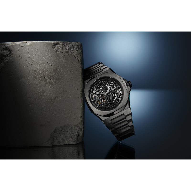 Montre D1 Milano Skeleton Gun Metal | Verhoeven