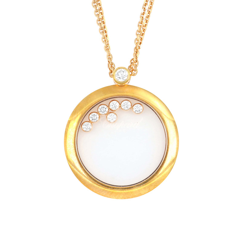 Pendentif Chopard Happy Diamonds Or Rose et Diamants | Verhoeven