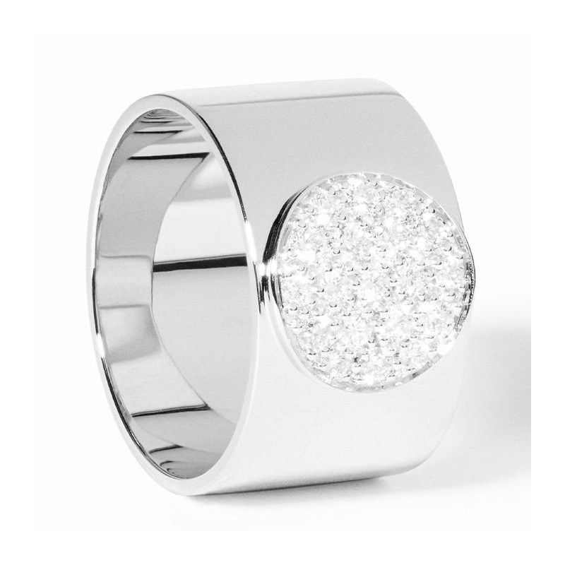 Bague dinh van Anthéa Or Blanc et Diamants | Verhoeven