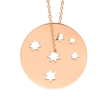 Pendentif GINETTE NY Milky Way Or Rose | Maison Verhoeven
