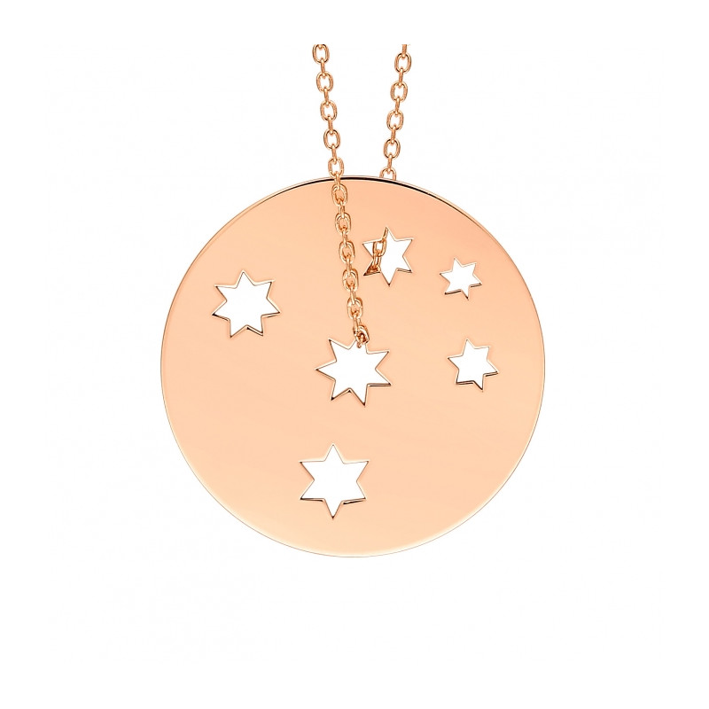 Pendentif GINETTE NY Milky Way Or Rose | Maison Verhoeven
